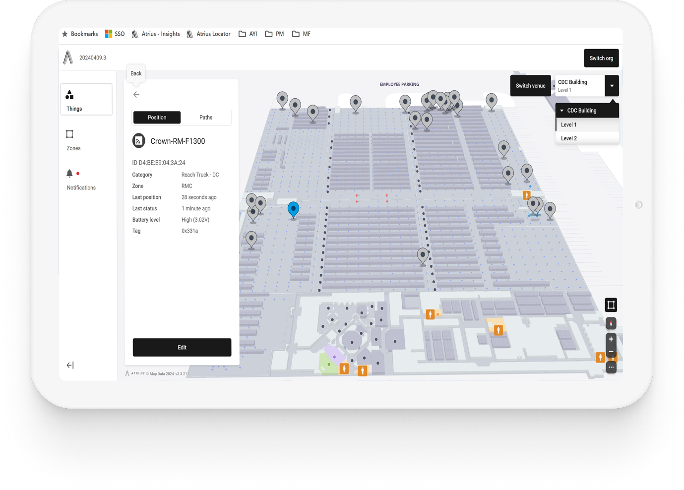 Atrius® Locator | Asset Tracking | Optimize Business Spaces